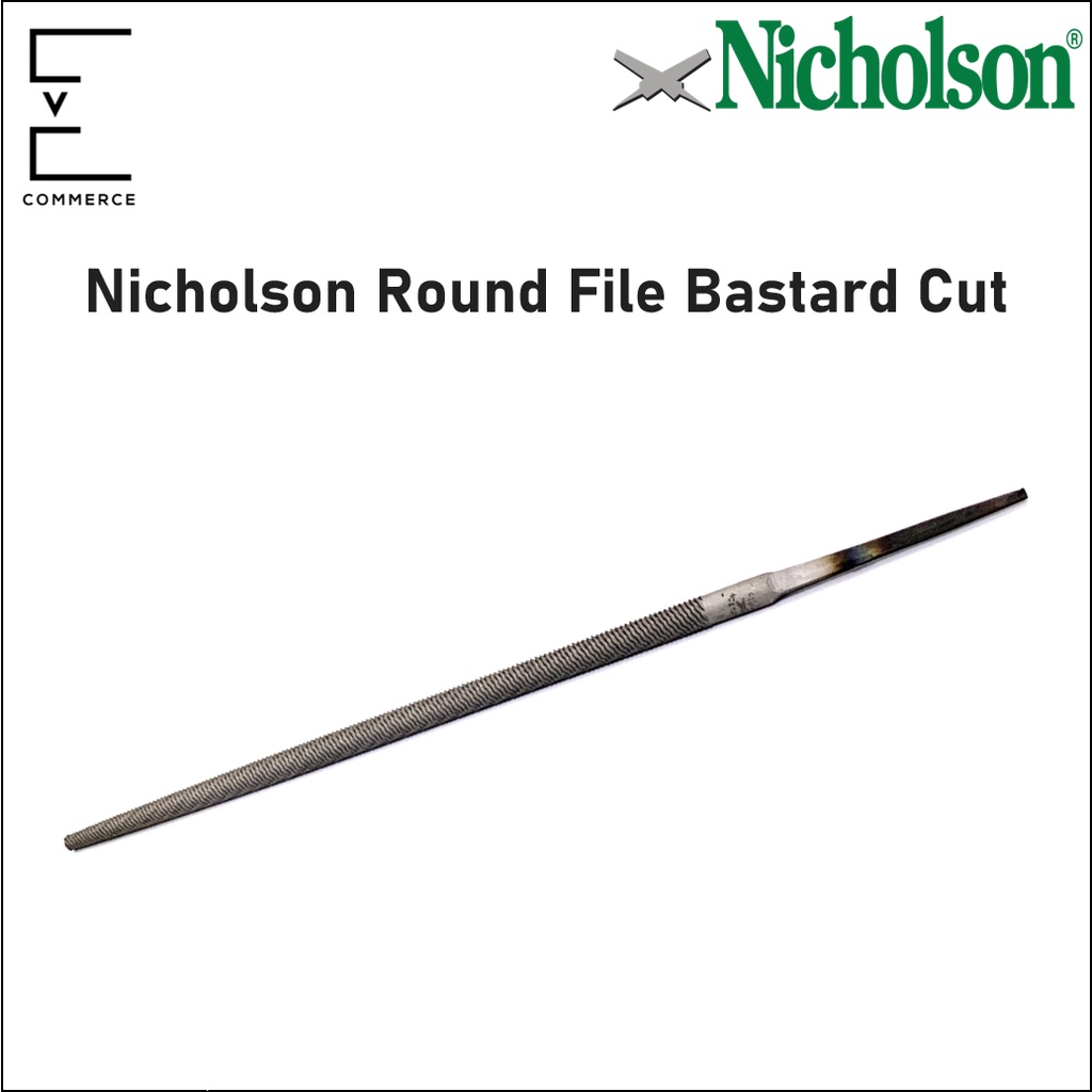NICHOLSON ROUND FILE BASTARD CUT - 6 INCH / 8 INCH | Shopee Malaysia