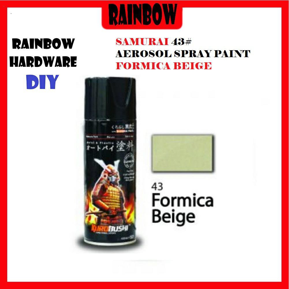 SAMURAI 43# FORMICA BEIGE SPRAY PAINT 400ML (SABAH DAN SARAWAK TIDAK ...