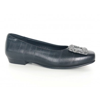 MEDIFEET MF9006 FAIRLADY SQUARE TOE COURT SILK BUCKET MEDICAL HEALTH ...