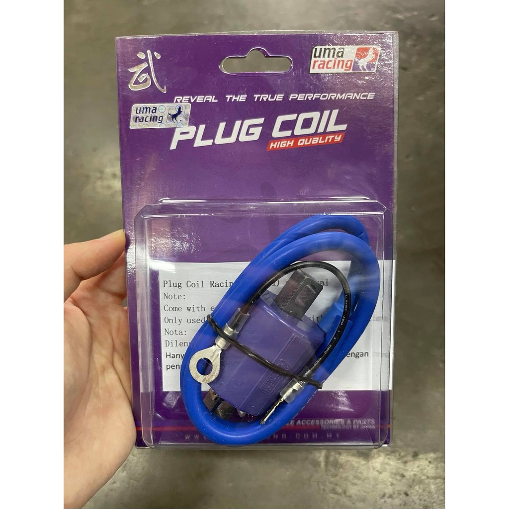 UMA RACING PLUG COIL (UNIVERSAL) (NON FI) + UMA IRIDIUM PLUG | Shopee ...