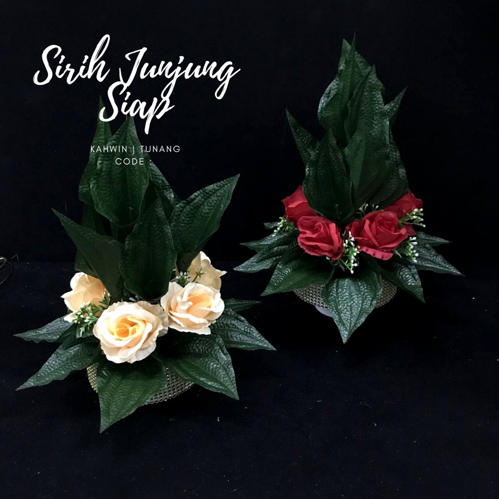 Sirih Junjung Tower Siap Gubah | Sireh Junjung Simple | Sirih Junjung ...