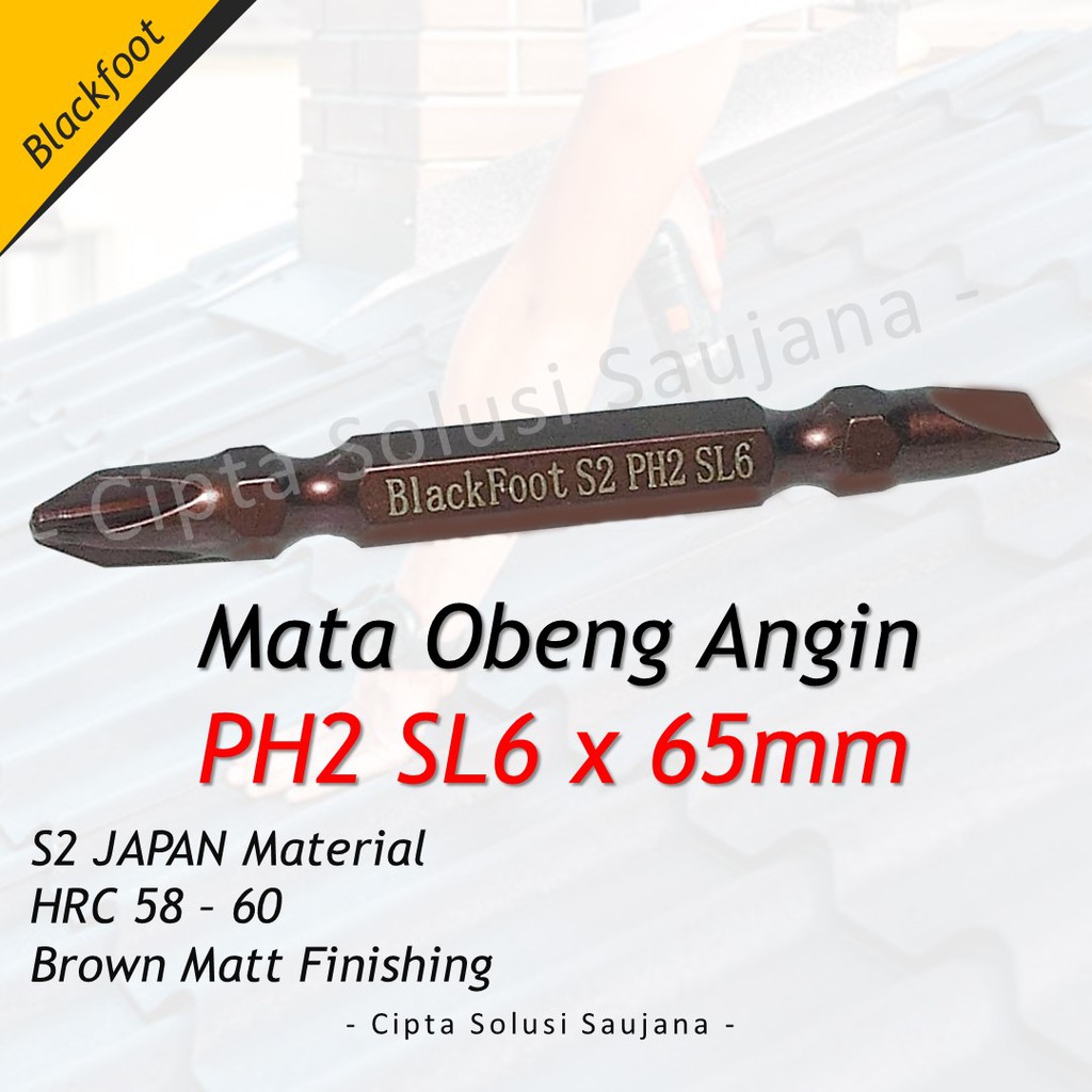 Bft PH2 SL6 65 Eyes Drill SCREWDRIVER Magnetic SCREWDRIVER GIPSUM PLUS Behind Behind SCREWDRIVER ...