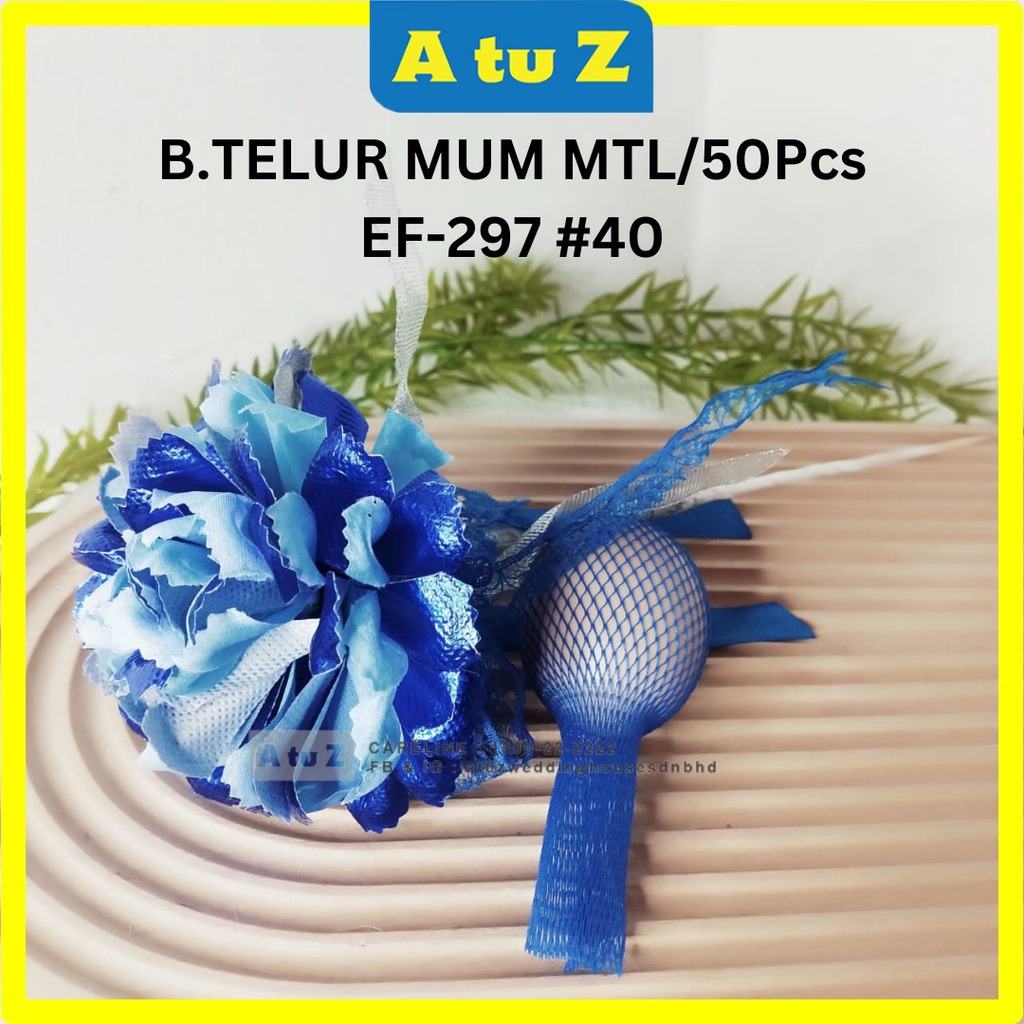 AtuZ 50pcs Bunga Telur Mum Colour Rustic/Bunga Telur Mum Mtl CANTIK ...