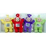 Teletubbies Set of 4 Plush Dolls Featuring 8` Po, Dipsy, Laa Laa, and ...