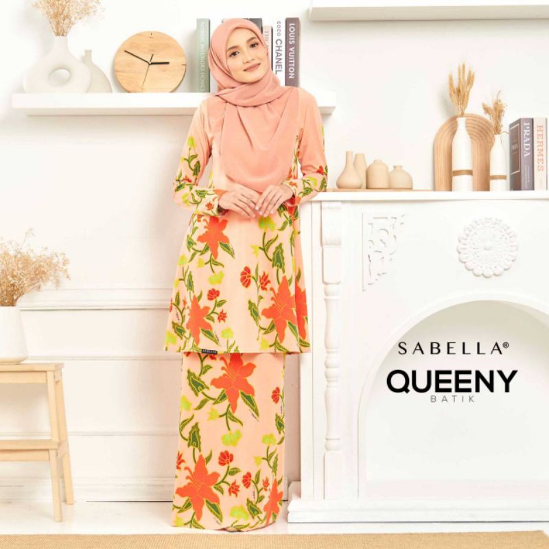 Sabella Baju Kurung Queeny Batik Saiz XS, S, M, L dan XL Ready Stock | Shopee Malaysia