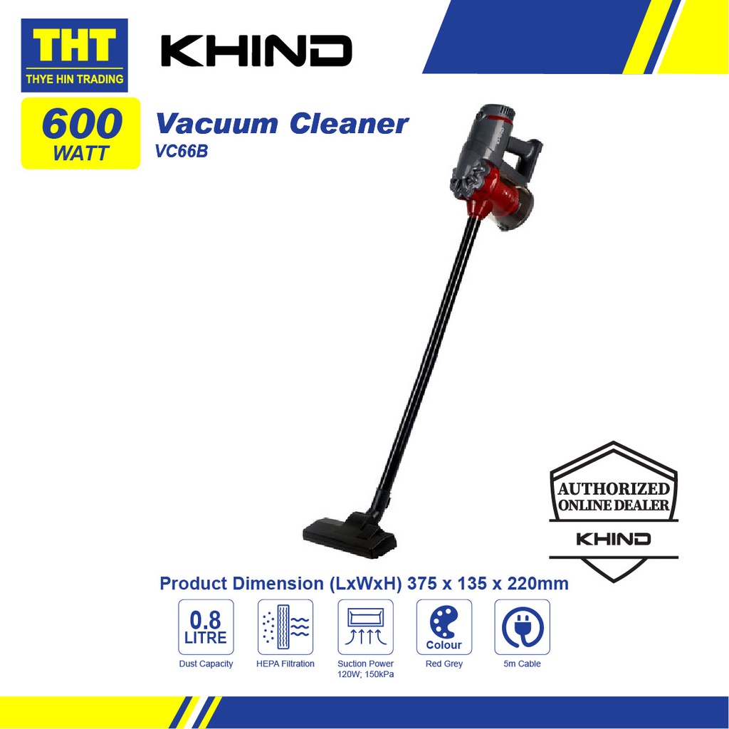 Khind corded Vacuum Cleaner VC66B | Shopee Malaysia