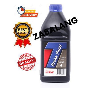 TRW Brake Fluid Dot 4 (1 litre) | Shopee Malaysia