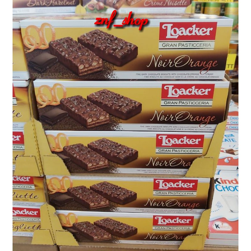 LOACKER PASTICCERIA NOIR ORANGE [ 100GM ] | Shopee Malaysia