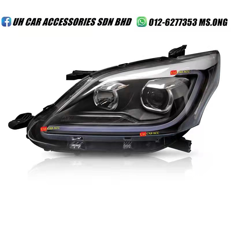 Toyota Innova 2012-2015 LED Light Bar Headlamp Light Lamp Head Lamp ...
