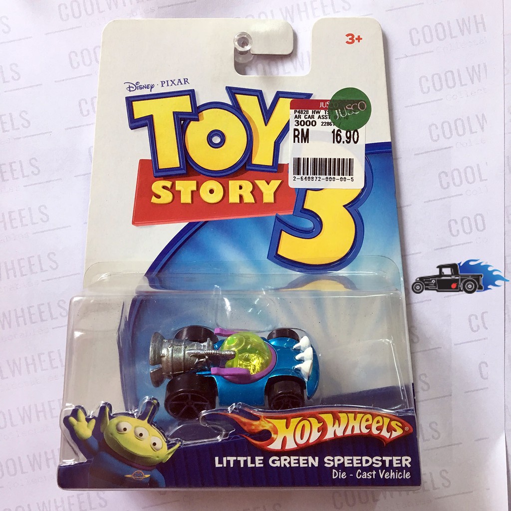 Hot Wheels 2010 Toy Story 3 Character Cars - Little Green Speedster ...