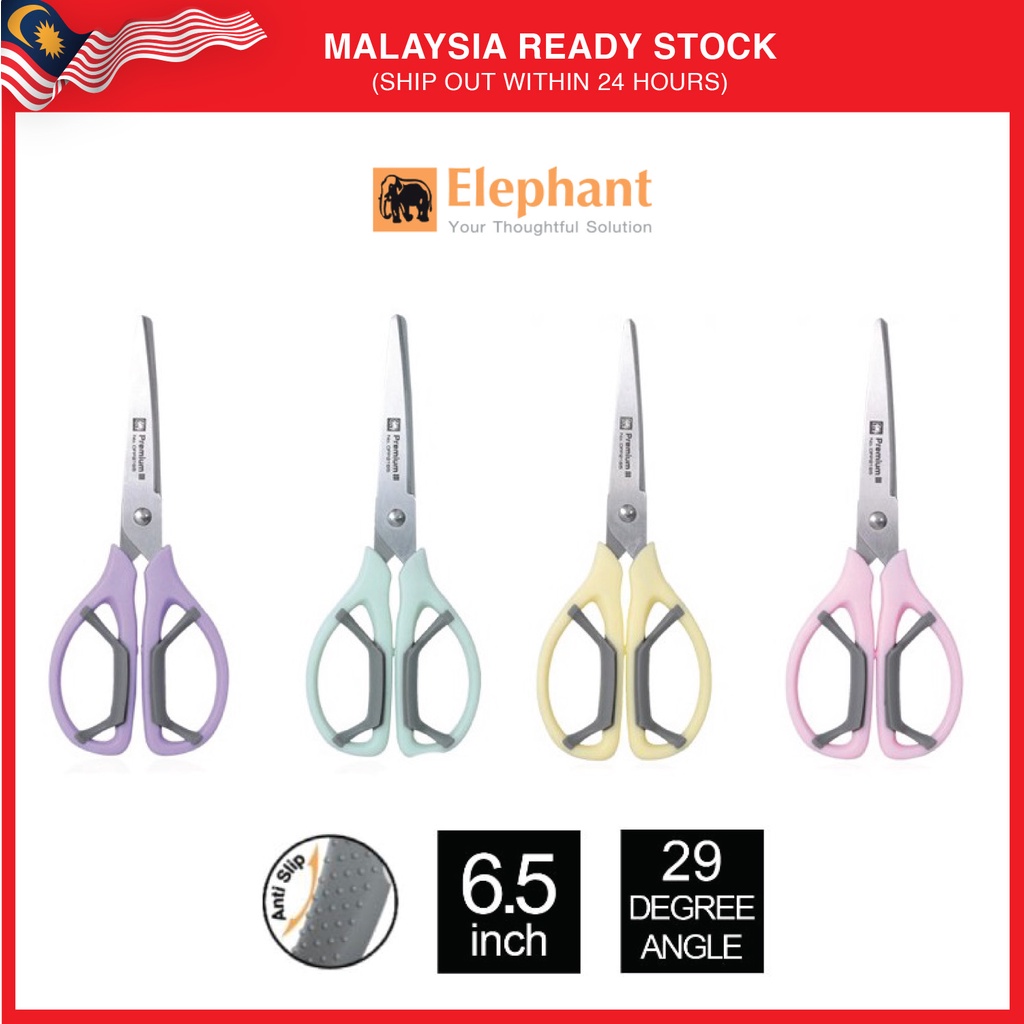 Elephant Premium 3 Scissors Stainless Steel Office Household Scissor ...