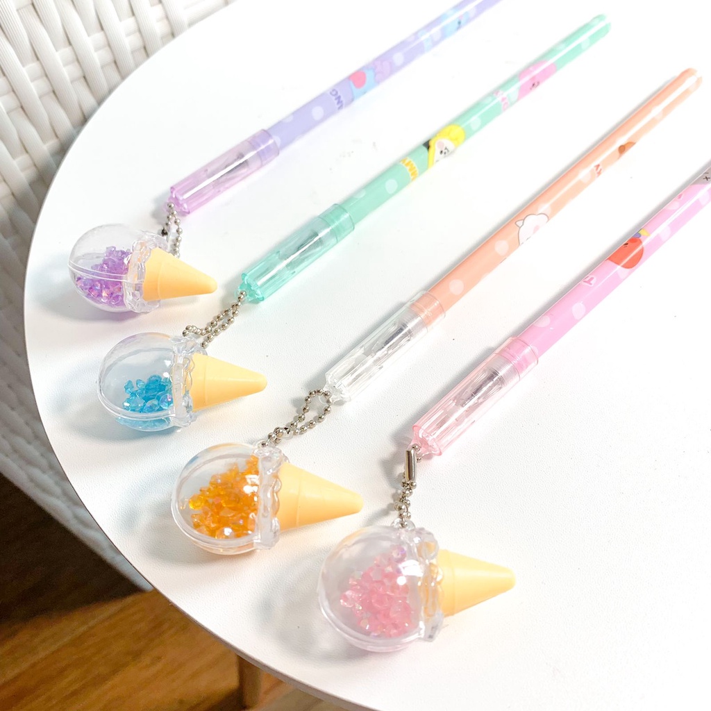 Crystal ICE CREAM PEN CRYSTAL ICE CREAM PEN Unique Cute GEL PEN ...