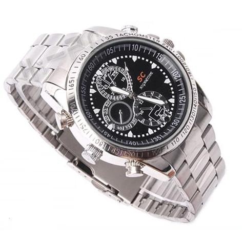 Spy Pinhole Stainless Steel Watch Camera SC 16GB | Shopee Malaysia