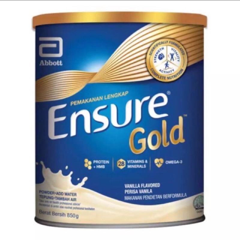 Ensure Gold Complete Adult Nutrition Vanilla 850g | Shopee Malaysia