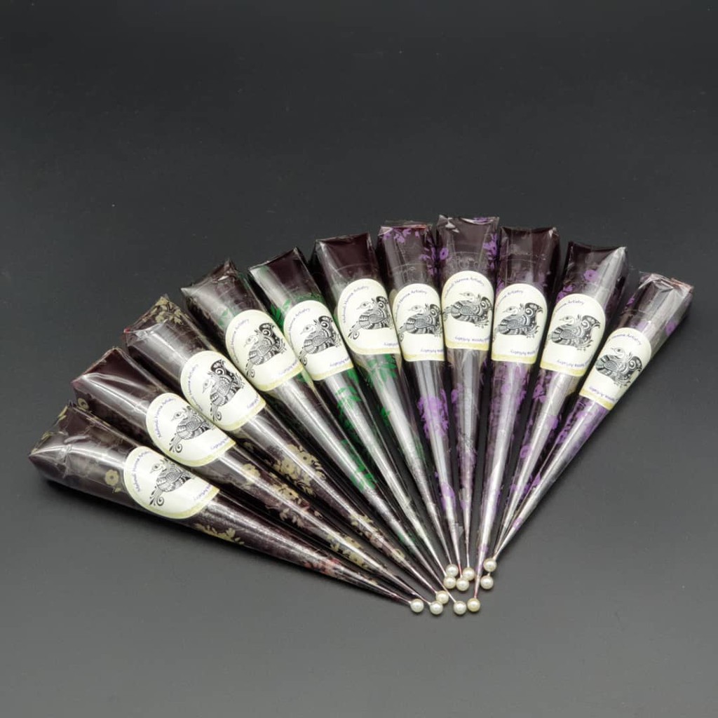 Instant Henna Cone / Red Henna Cones / Inai Lukis Merah Pekat | Shopee ...