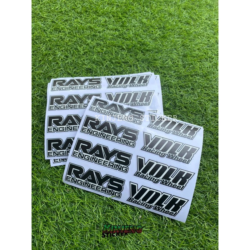 RIM STICKER RAYS VOLK RACING TE37 (UV) | Shopee Malaysia