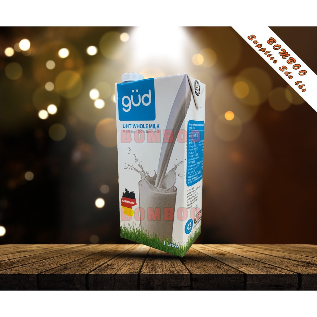 GUD Uht Whole Milk Full Cream Milk 1L | Shopee Malaysia
