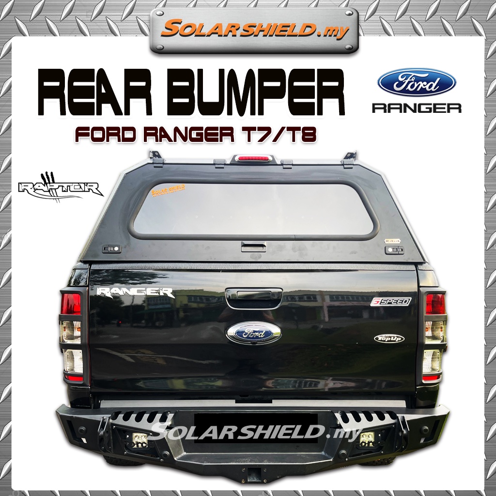 Ford Ranger T7/T8, Raptor,Wildtrack Rear Bumper Option 4X4 Rear Bumper ...