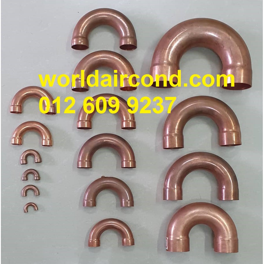 Copper Fitting U Bend (for Air-Conditioner/Freezer) | Shopee Malaysia