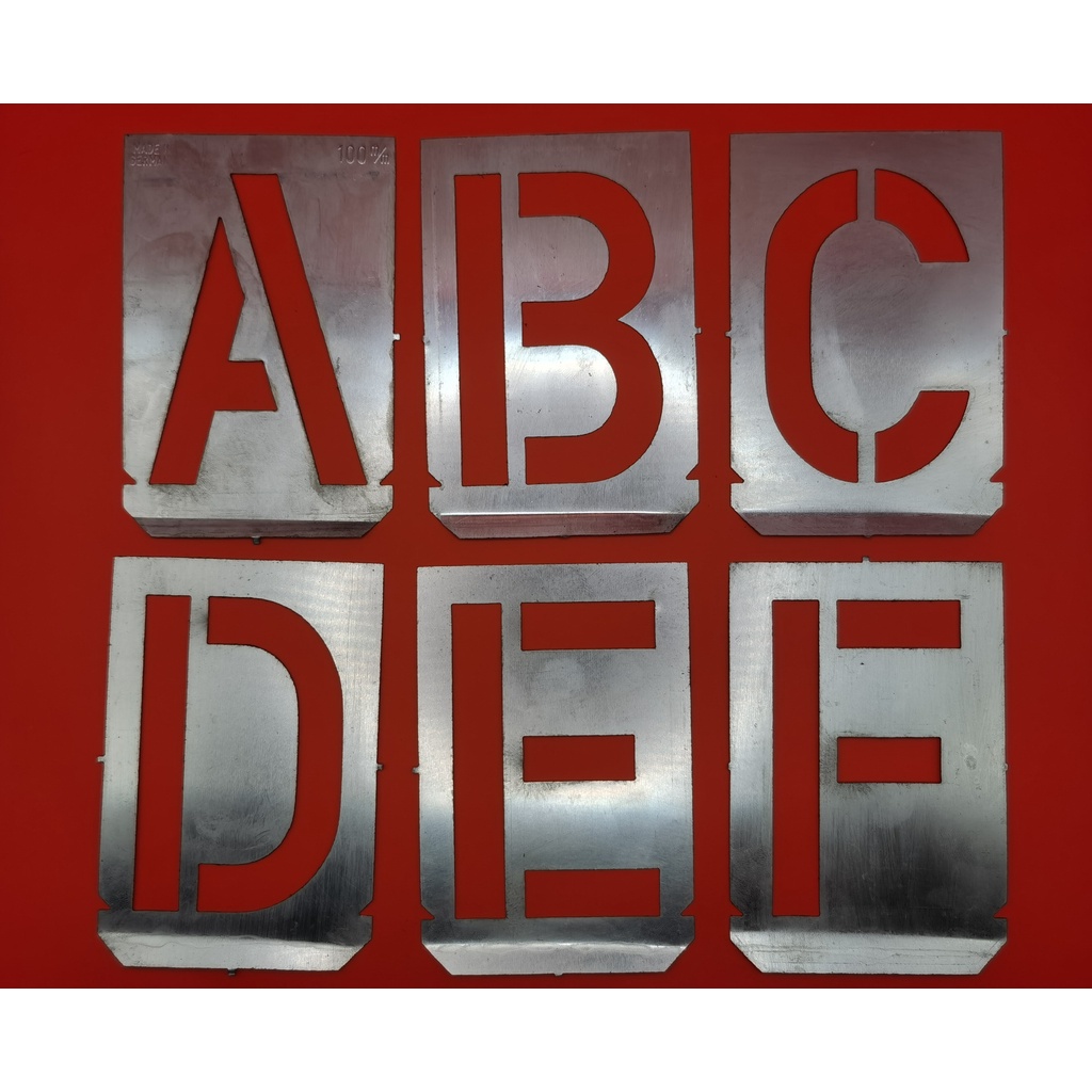 Hunter Germany Stencil Letter [ A-Z ] 100MM | Shopee Malaysia