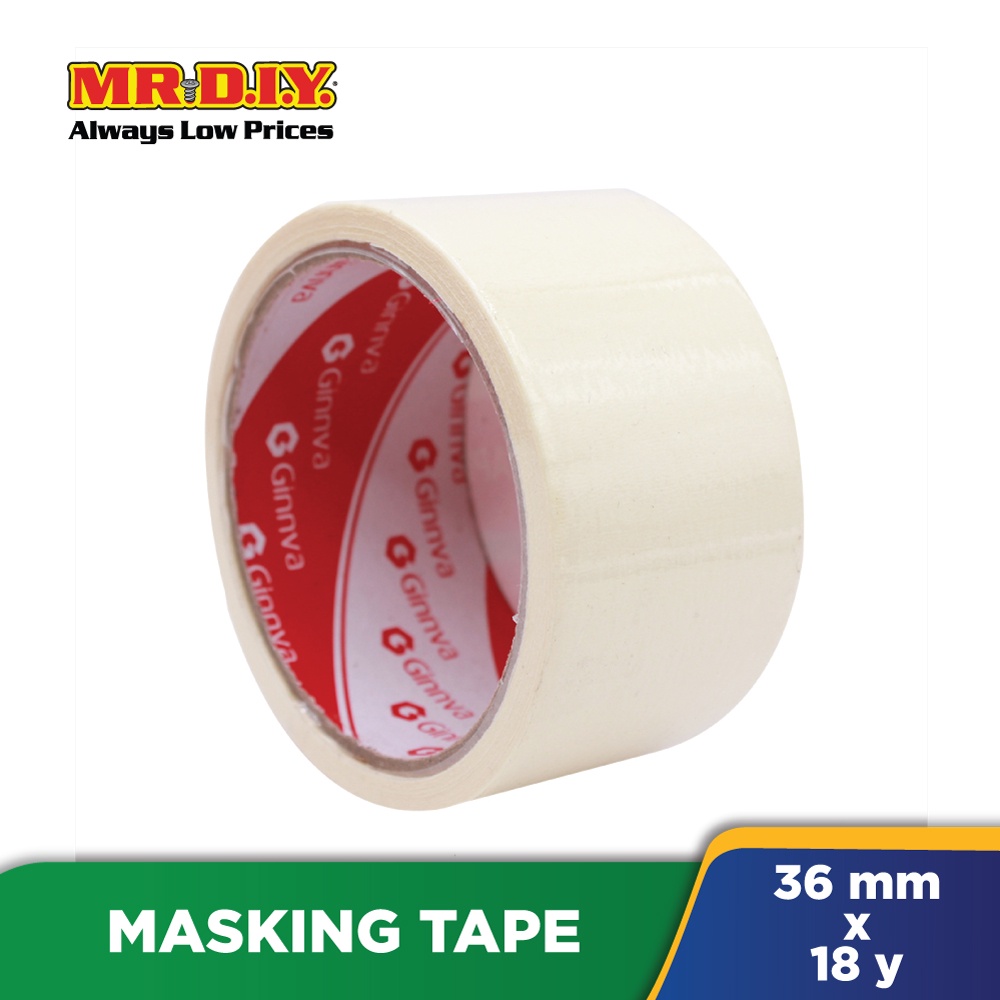GINNVA Masking Tape (3.6cm x 16m) | Shopee Malaysia