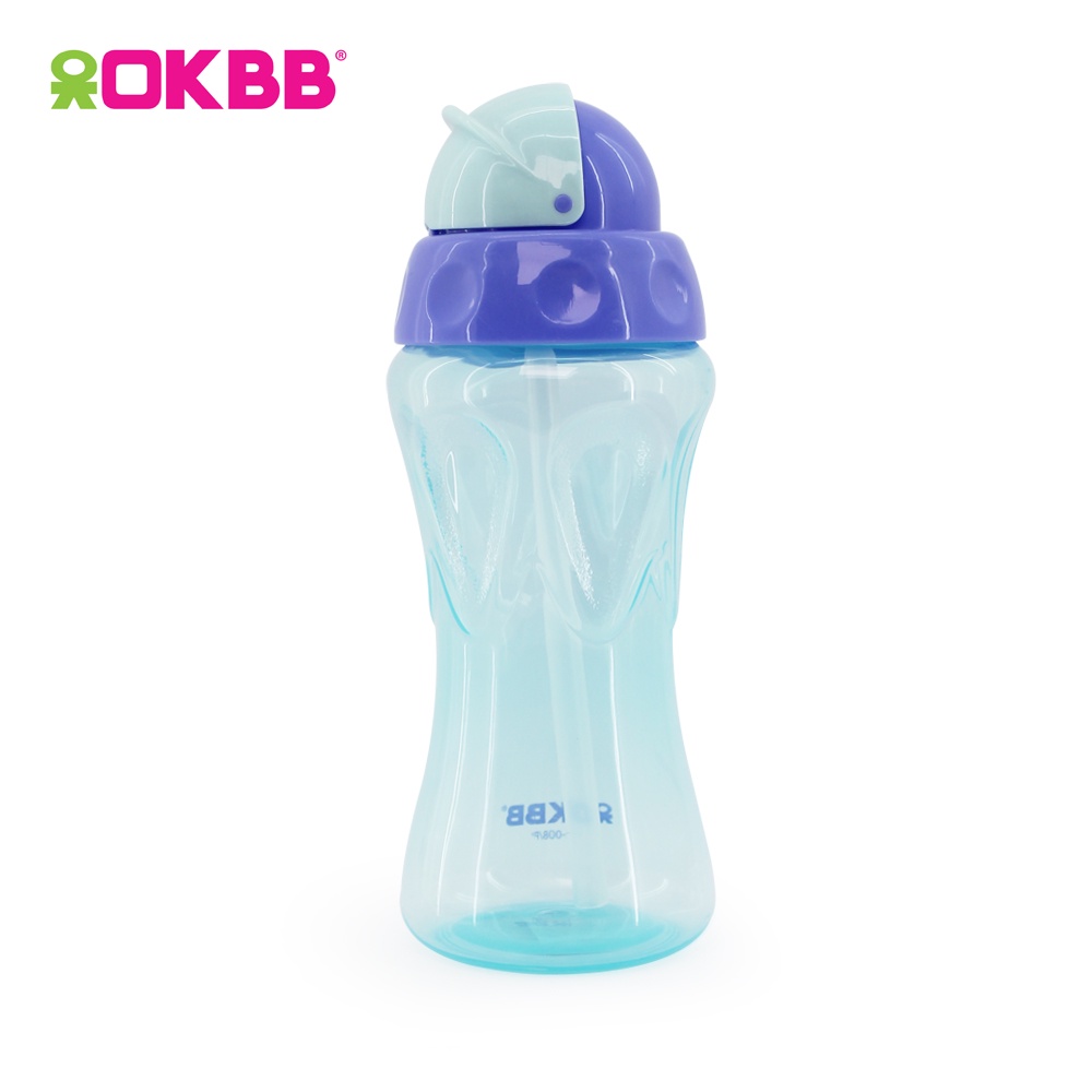 OKBB Plain Drinking Bottle Cup With Straw Feeding Essentials 8 Oz ...