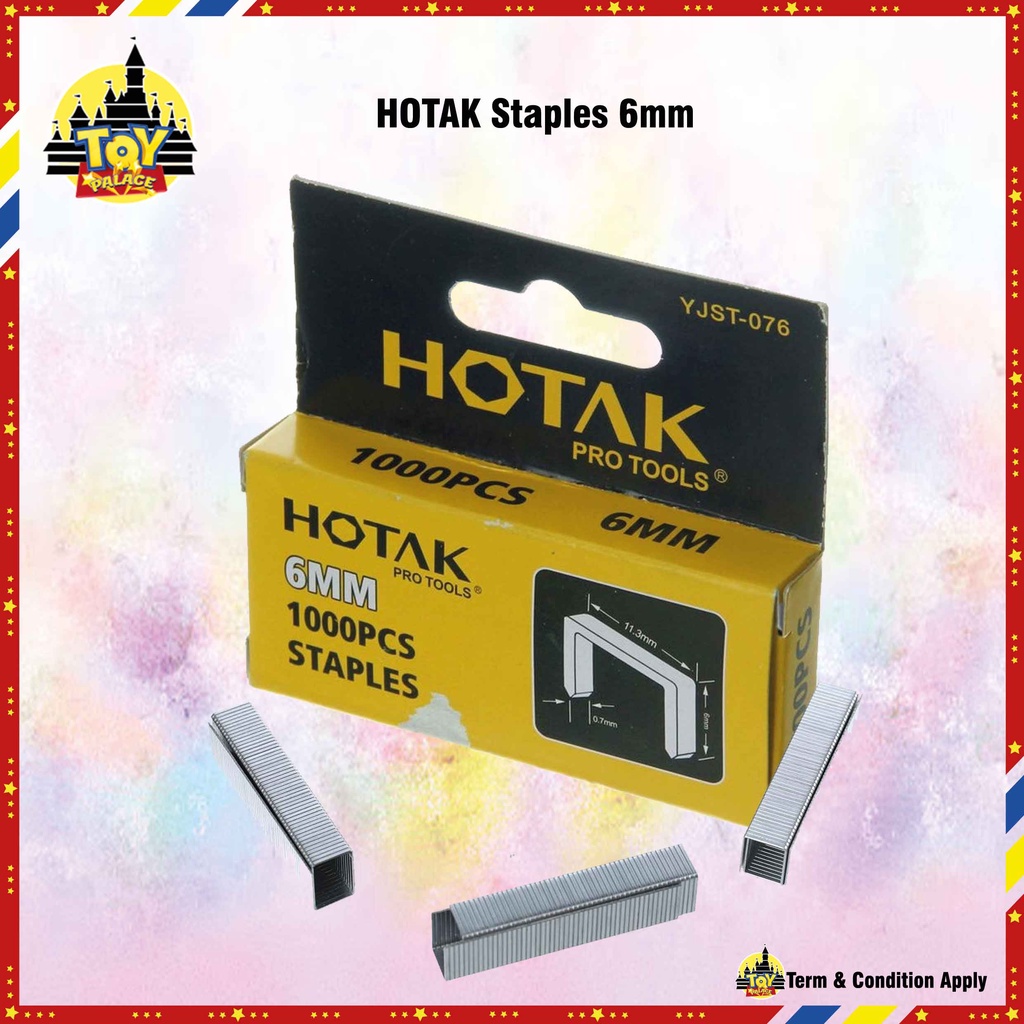 HOTAK Staples 6mm/8mm/12mm | Shopee Malaysia