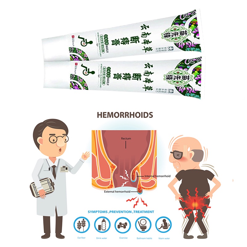 Anal Fissure Treatment Hemorrhoid Ointment Herbal Cream Natural Chinese