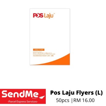 Pos Laju Flyers Pack 50 (L) | Shopee Malaysia