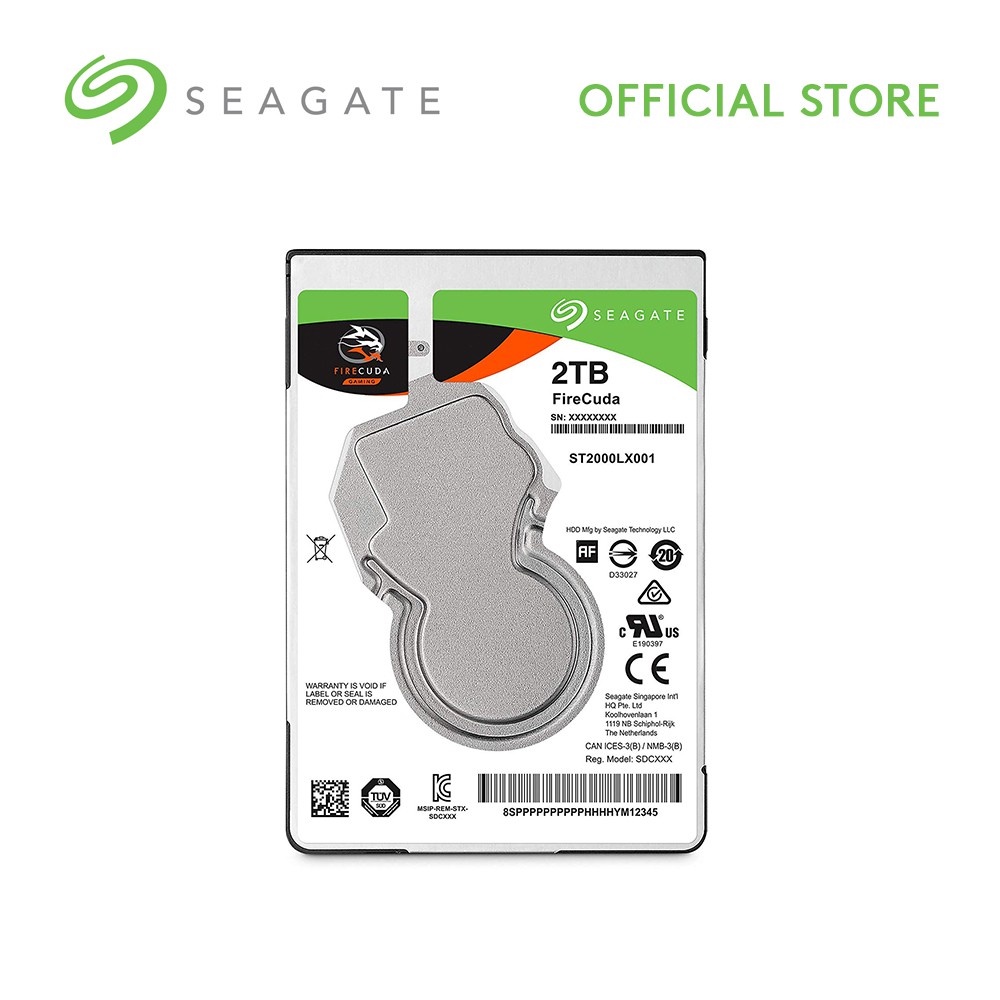 Seagate 2TB FireCuda SATA 2.5" SATA 6 Gb/s Internal SSHD Solid State ...