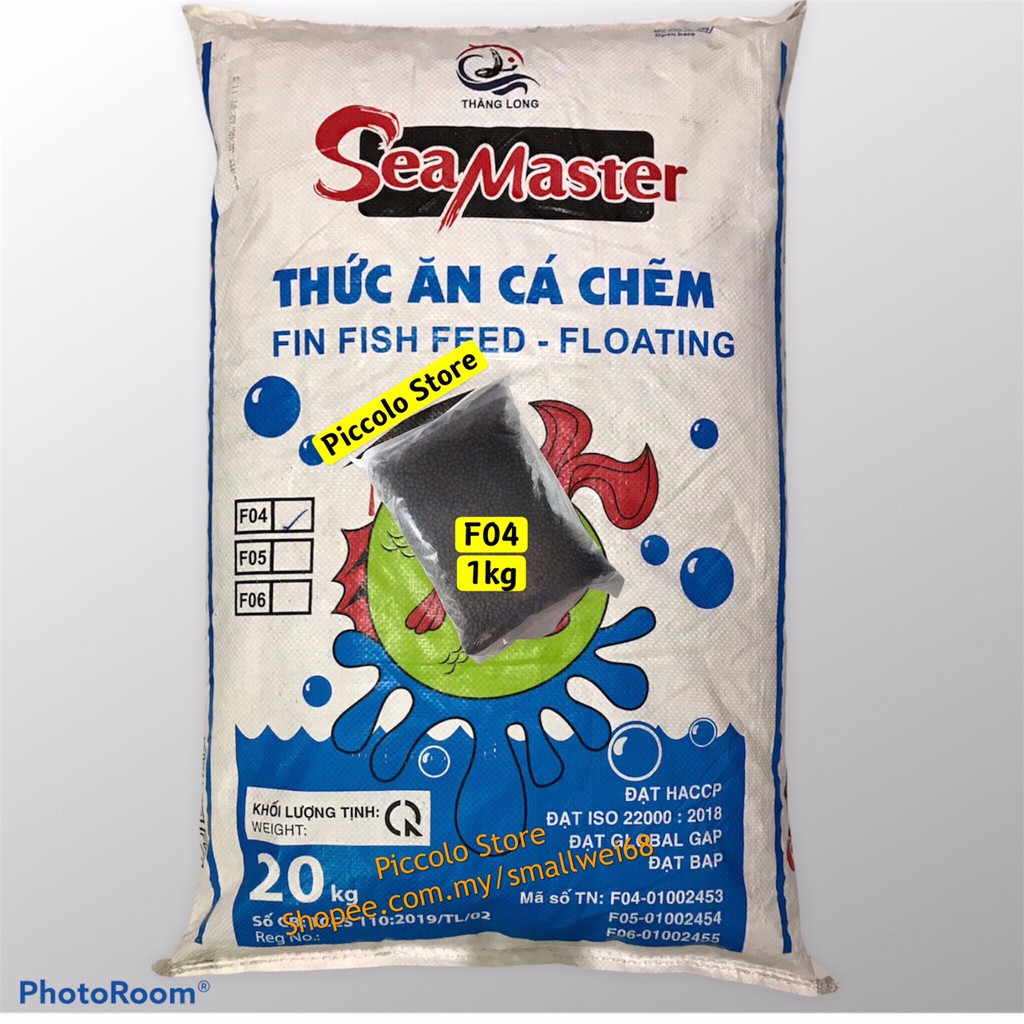 【1KG】• F01/F02/F03/F04/F05/F06 SeaMaster Fish Pellet • Floating Pellet ...