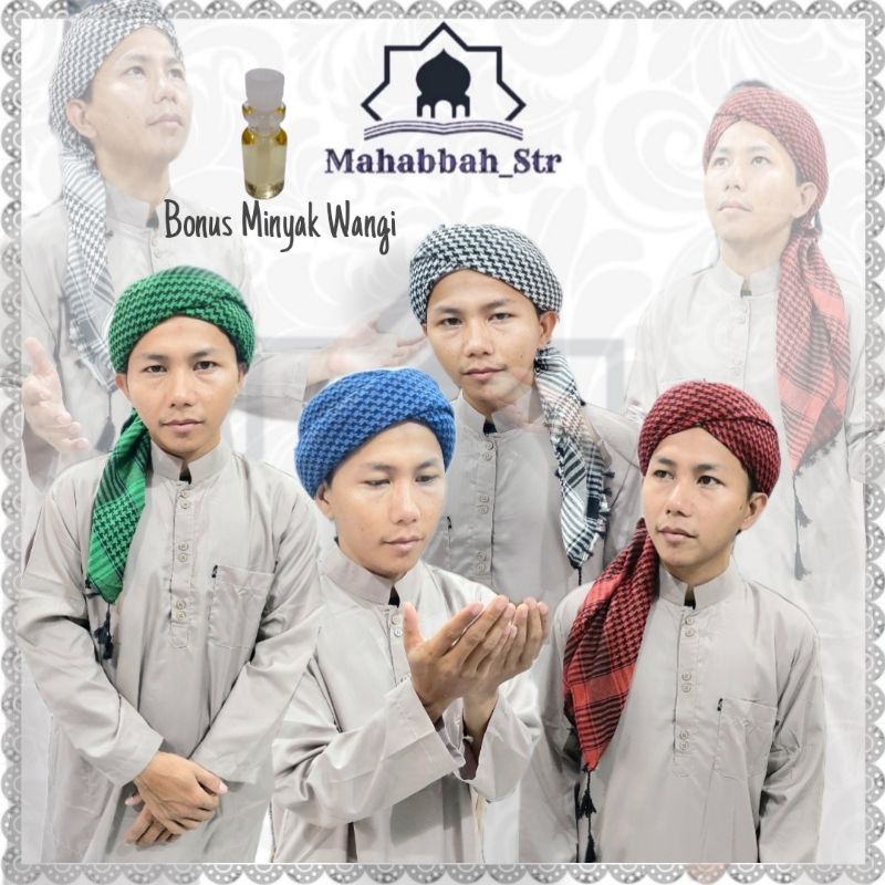 Permanent Imamah Peci Directly Used Arabic Peci, Free Fragrance Oil ...