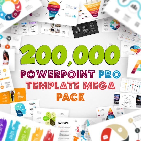[PowerPoint] 200,000 PowerPoint Pro Mega Bundle Templates 2020 | Shopee ...