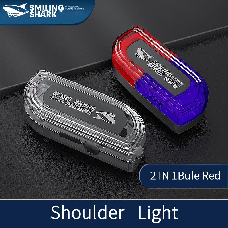 Rechargeable Shoulder Lights Warning Clip Strobe Indicator Flasher ...