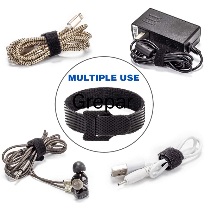 [Ready stock] [50 pcs] Universal Cable Management Band / Velcro Cable ...