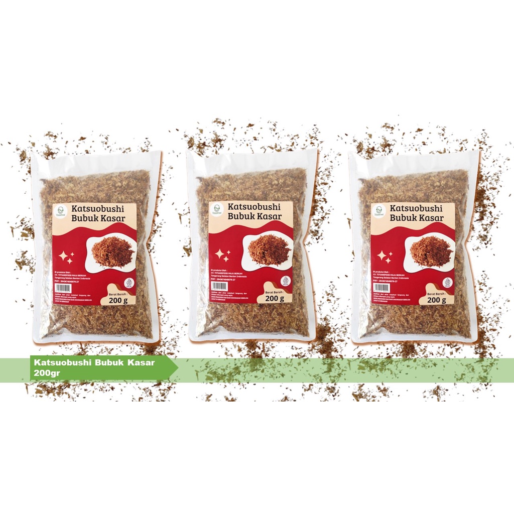 Katsuobushi Coarse powder 200 grams Grade D skipjack tuna bonito tie ...