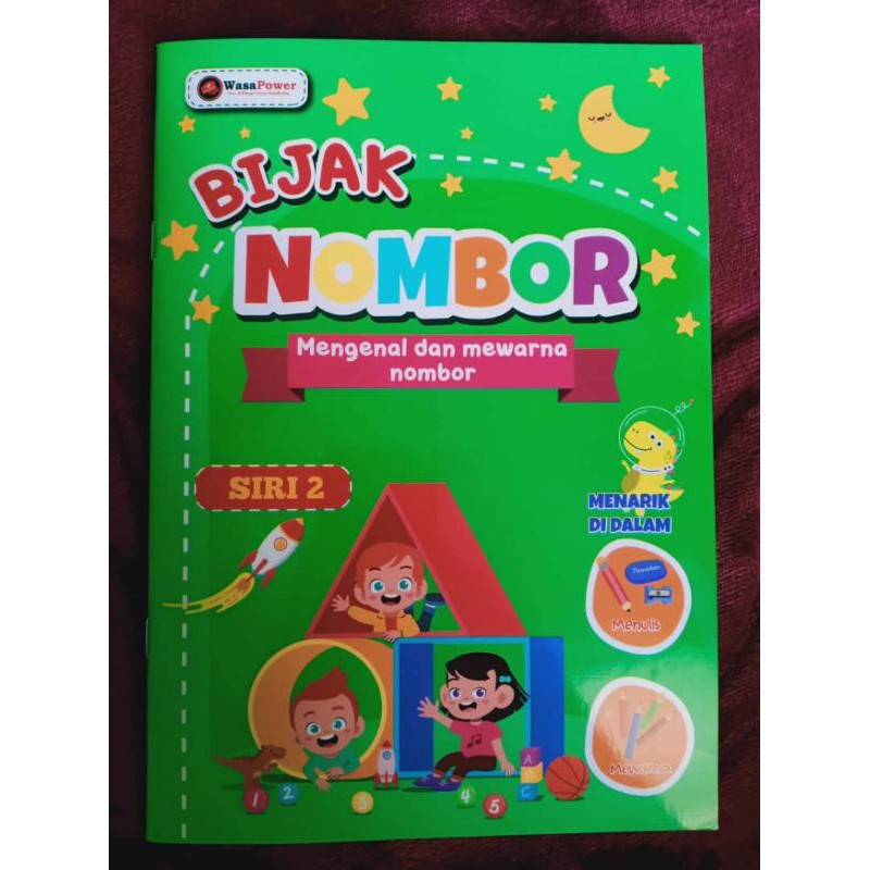 BUKU PRA SEKOLAH MENGENAL NOMBOR BIJAK NOMBOR | Shopee Malaysia