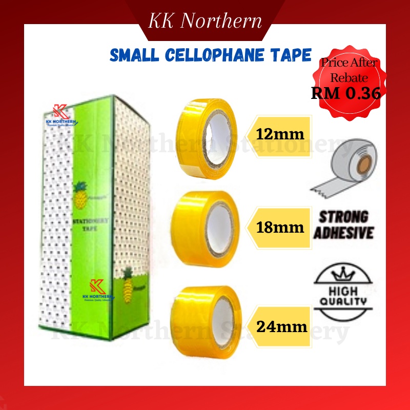 PINEAPPLE Cellophane Tape Mini Stationery Tape Small Tape Mini ...