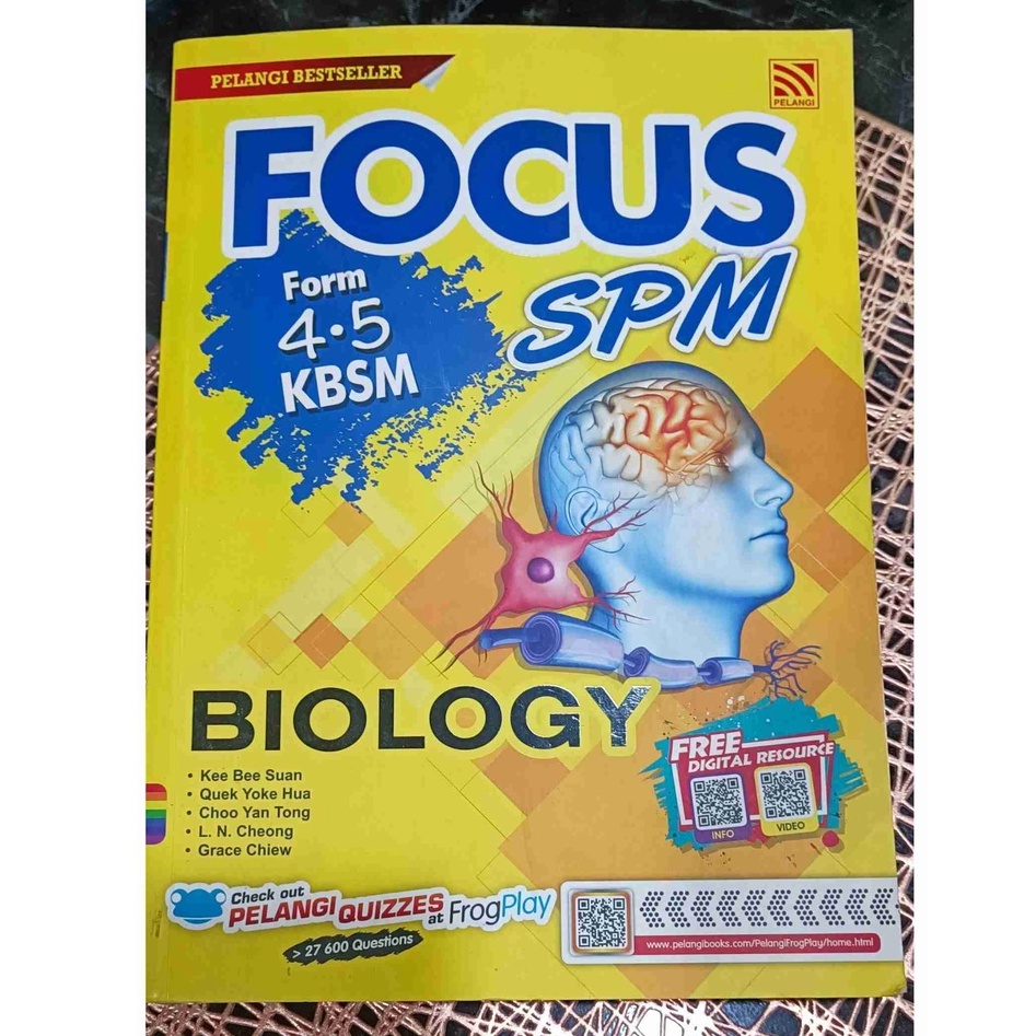 Focus SPM Form 4, 5 Biology Textbook (Used) | Shopee Malaysia