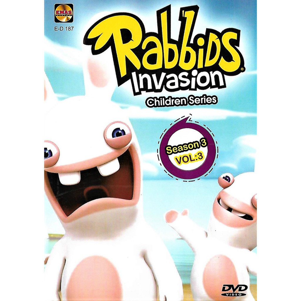 Rabbids - Invasion Season 3 VOL.3 ( DVD ) | Shopee Malaysia