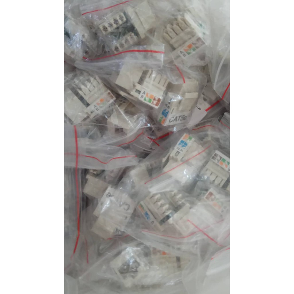 Modular Jack RJ45 Cat 5e | Shopee Malaysia