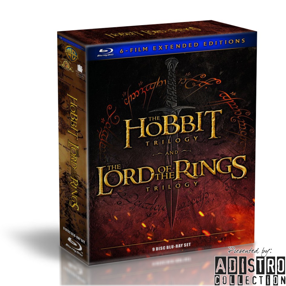 Blu-ray Film MIDDLE-EARTH COLLECTION EXTENDED Edition BOX SET COMPLETE ...