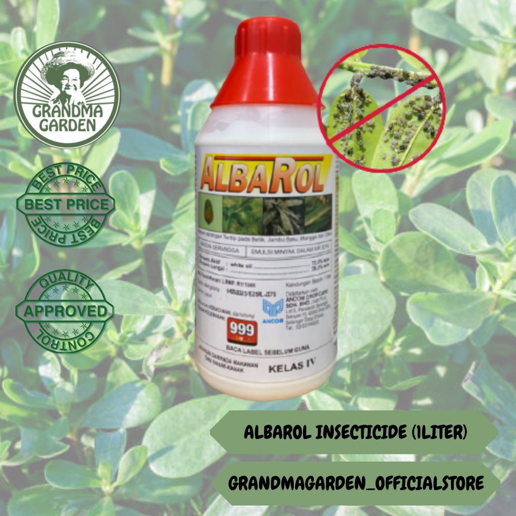 👵 ALBAROL INSECTICIDE (1Liter) RACUN ULAT DAUN / RACUN ULAT / RACUN ...