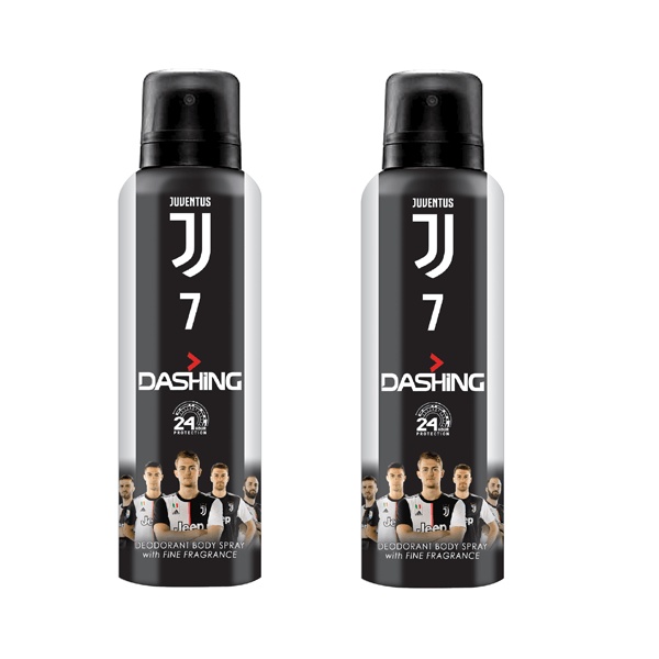 DASHING JUVENTUS DEO SPRAY 7 125ML X 2 | Shopee Malaysia