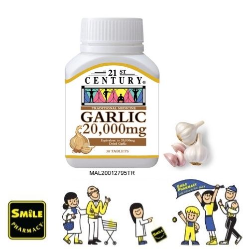 21st Century Garlic 20,000mg 30's | Shopee Malaysia
