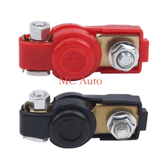 1Pair Car Battery Terminal Copper Battery Clamp Terminal Kepala Bateri ...