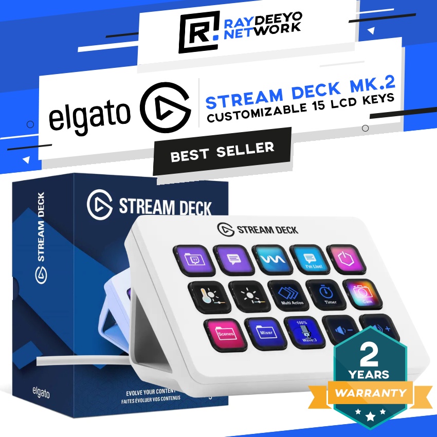 Elgato Stream Deck+ Series (6/8/15/32 LCD Keys) Streaming Content ...