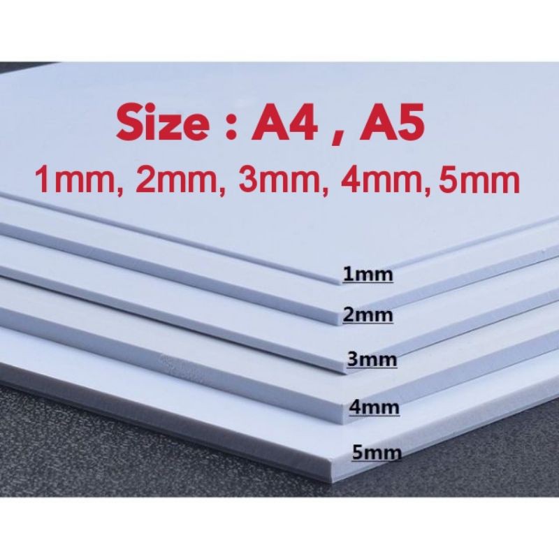 Model Material PVC Board A4 & A5 | Shopee Malaysia