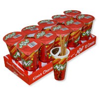 KINOS NINI Cup Biscuits - Chocolate/Strawberry/Peanut 10 cups x 35gm ...