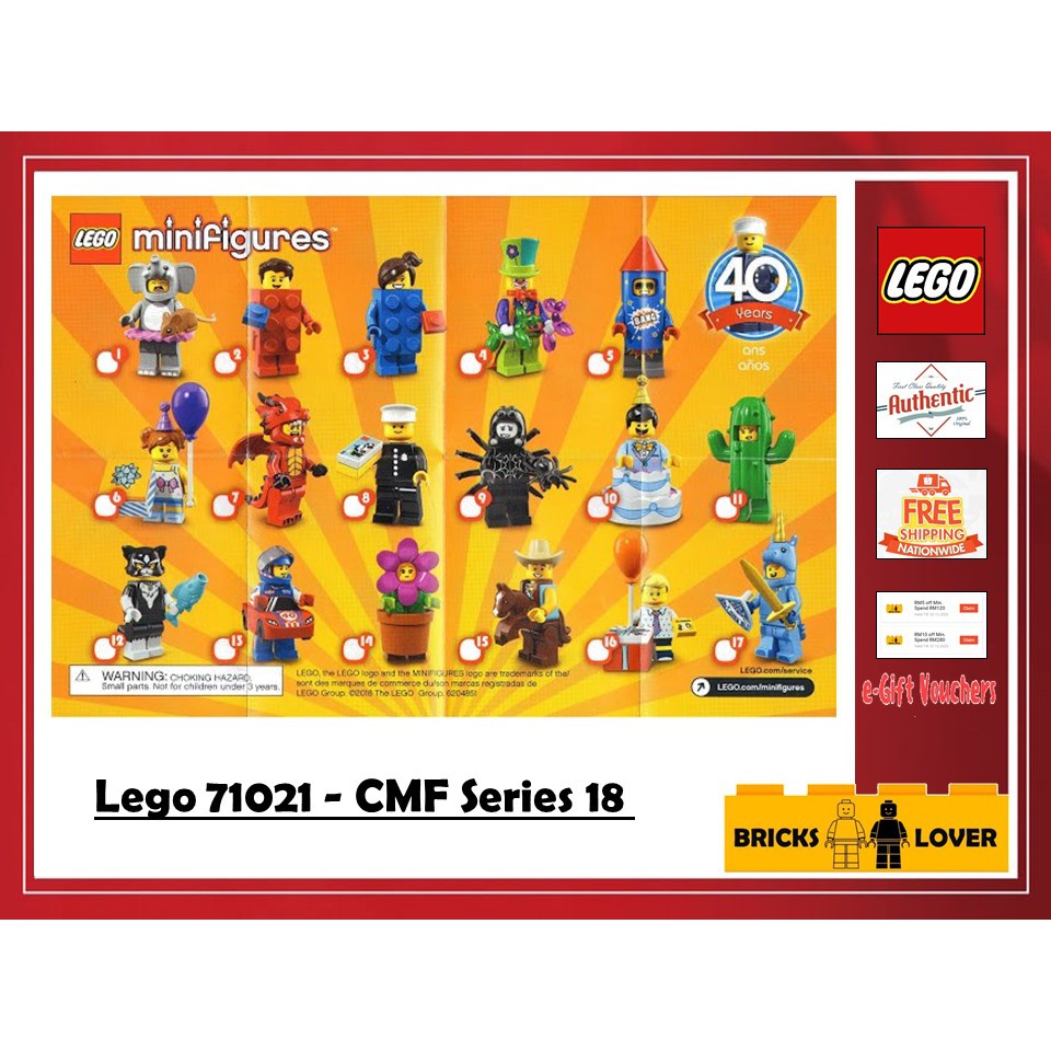 Lego CMF 71021 {Bricks_Lover} Collectible Minifigure - Series 18 ...